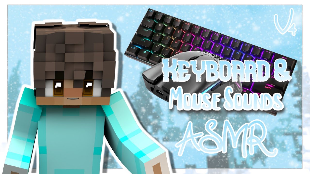 Keyboard and Mouse Sounds ASMR V4| Solo Bedwars| Aesthetic - YouTube