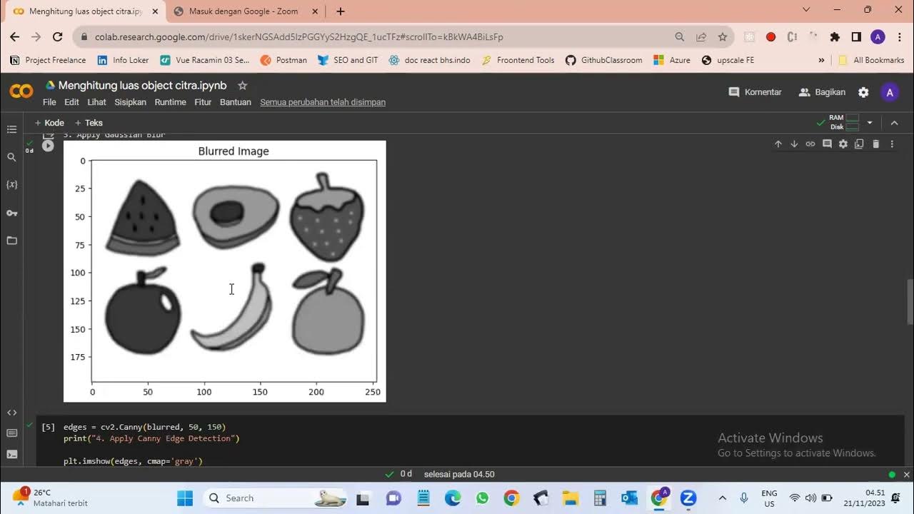 Image Processing - Menghitung Luas Objek pada Citra Digital - YouTube