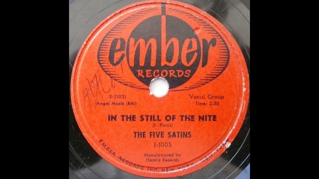 The Five Satins - In The Still Of The night - YouTube