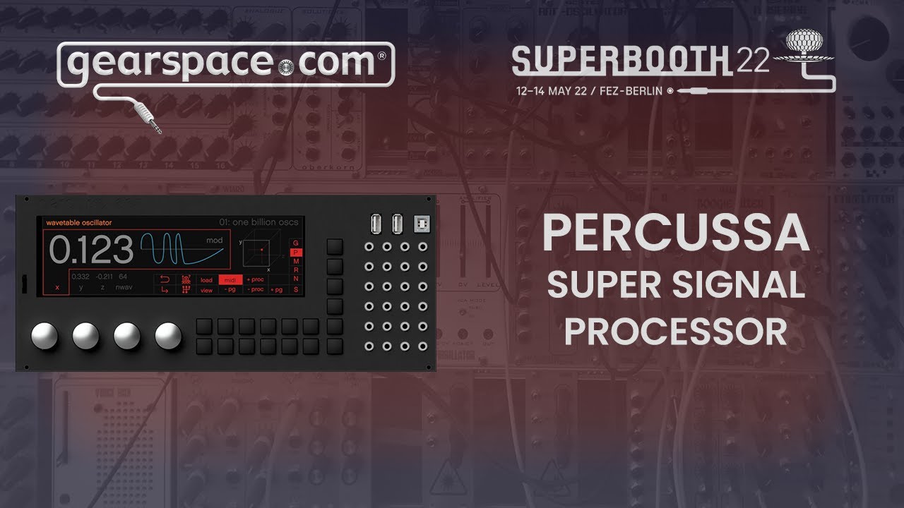 Percussa SSP DSP instrument & effects module - Gearspace @ Superbooth ...