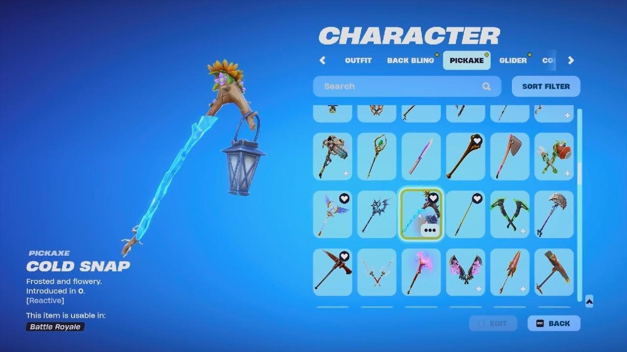 Rating the cold snap pickaxe (review) - YouTube