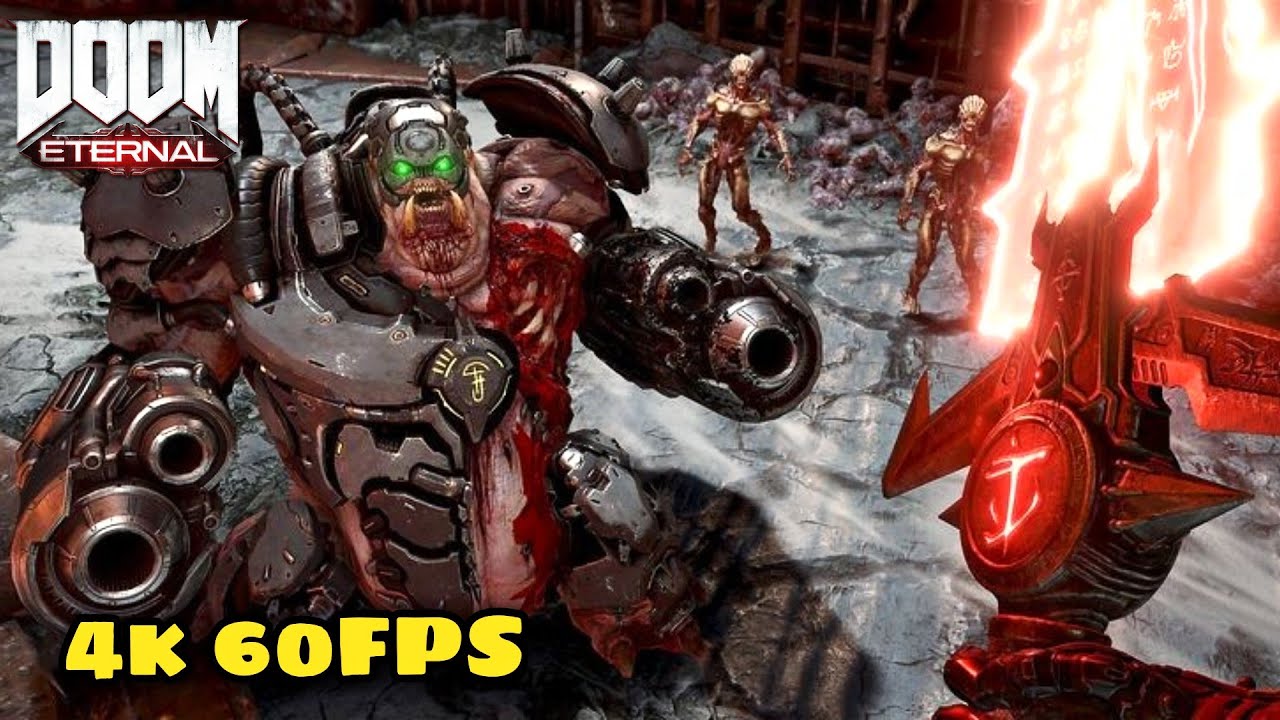 DOOM Eternal PS5 60fps Raytrace - YouTube