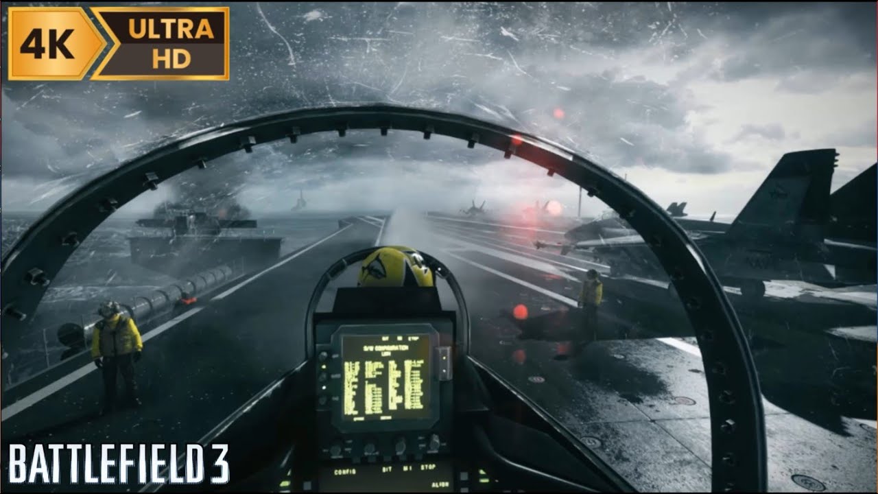 BATTLEFIELD 3 - Jet Mission Gameplay Walkthrough Part 2. 4K - YouTube