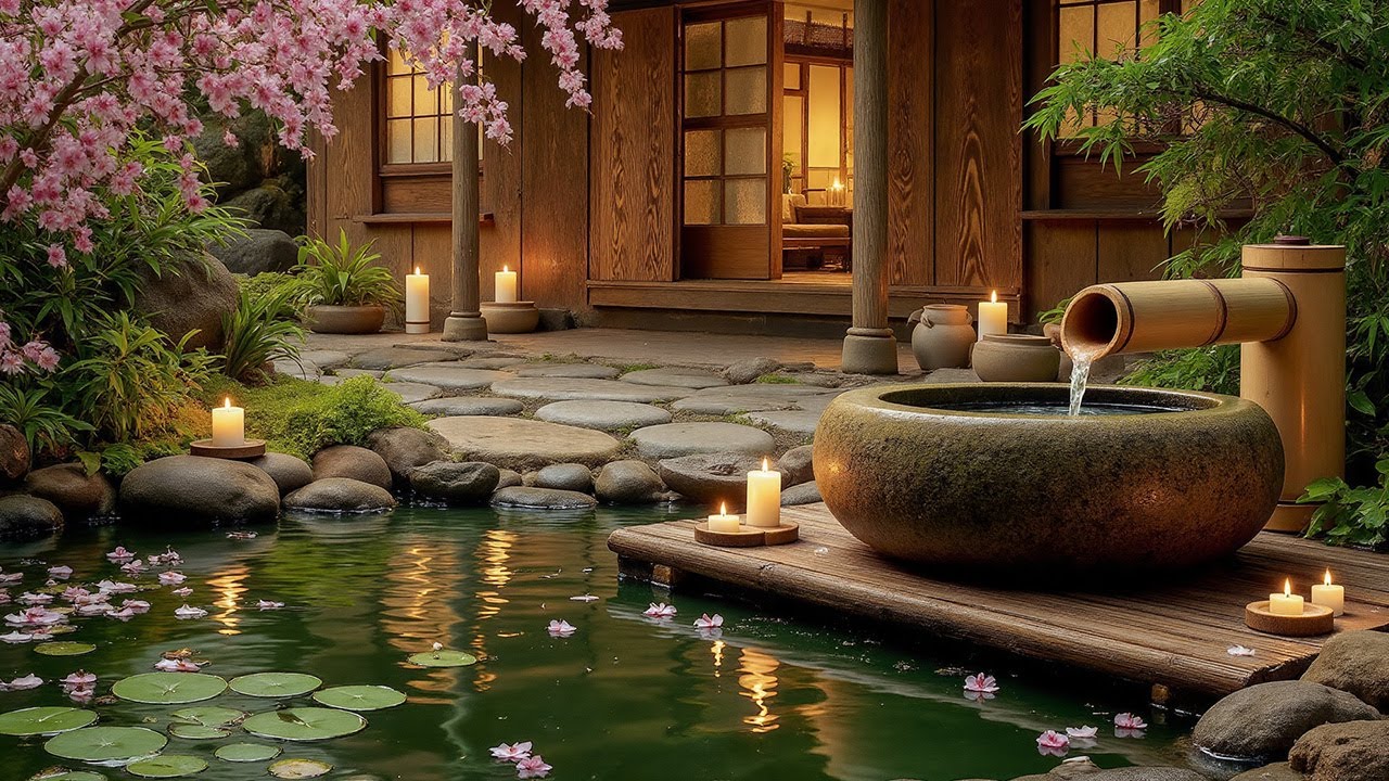 Soothing Music & Peaceful Water Sounds for Sleep, Meditation, Relax 🌿 ...
