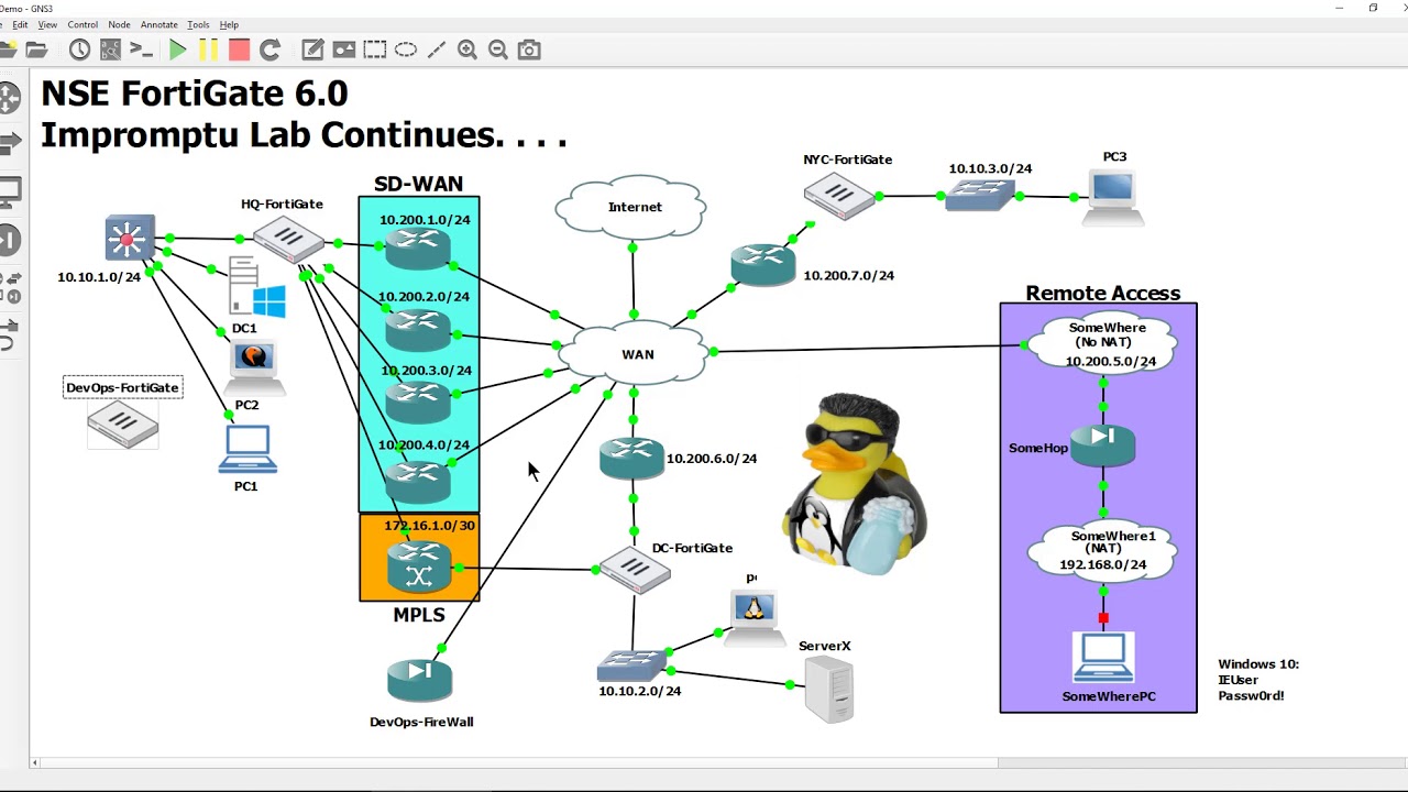 14. Adding an ISFW FortiGate and Virtual Wire Pair - YouTube