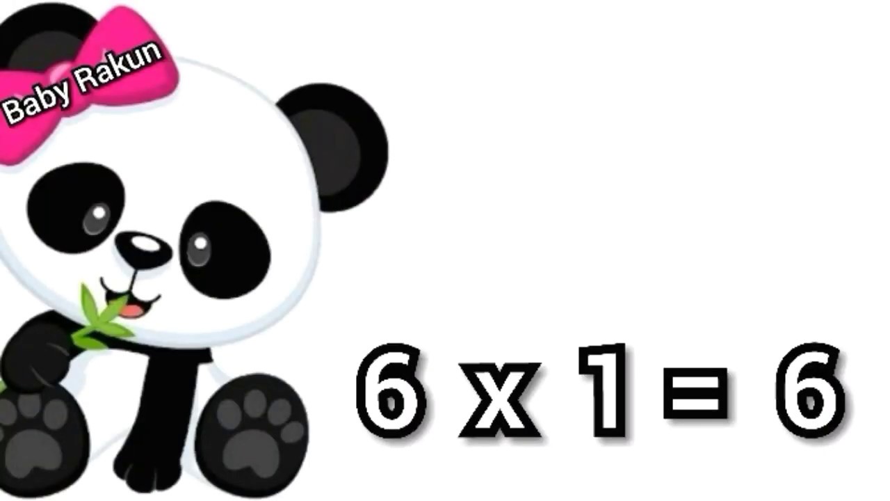 Belajar Menghafal Perkalian 6 (Enam) - @BabyRakunChannelOfficial ...