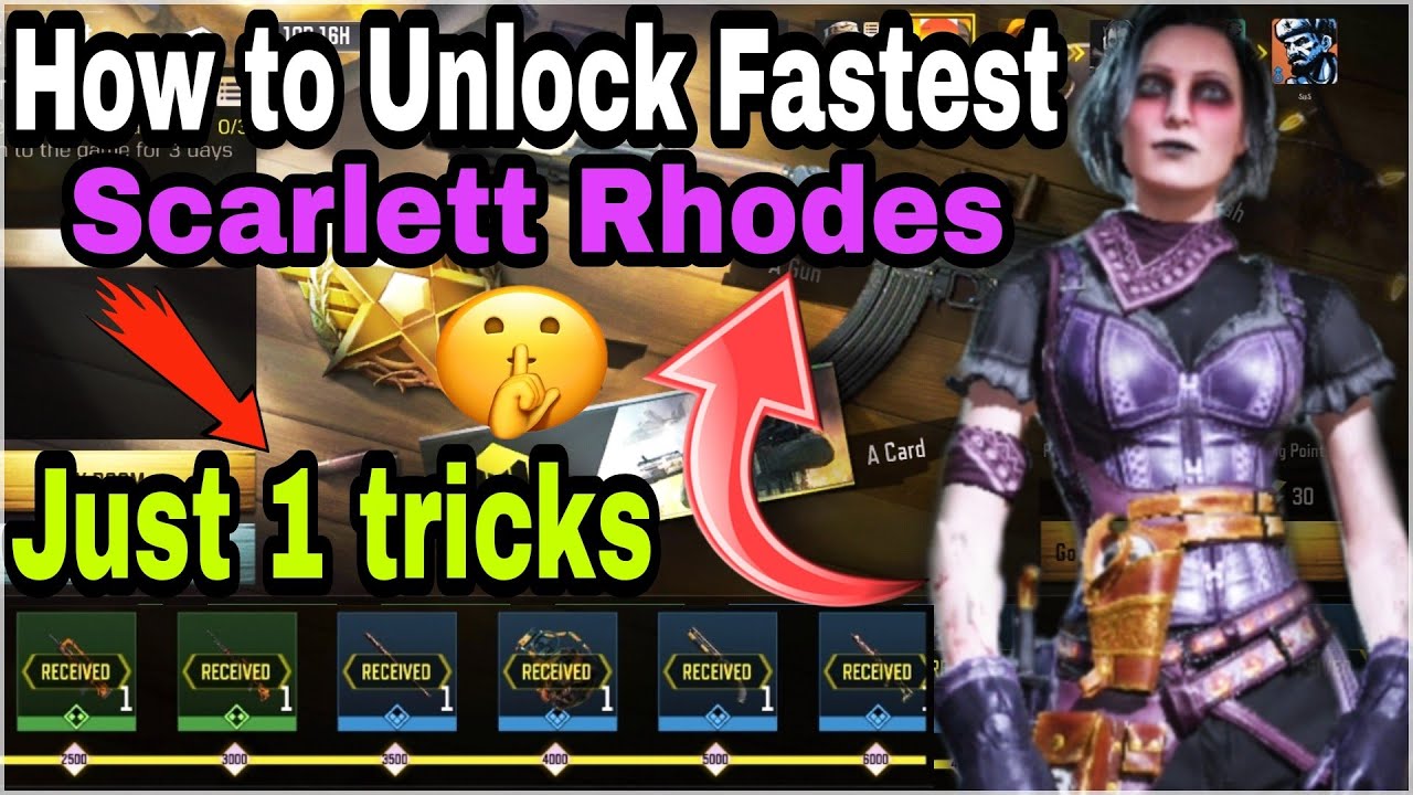 HOW to complete trick or treat & Unlock Fastest Scarlett Rhodes ...