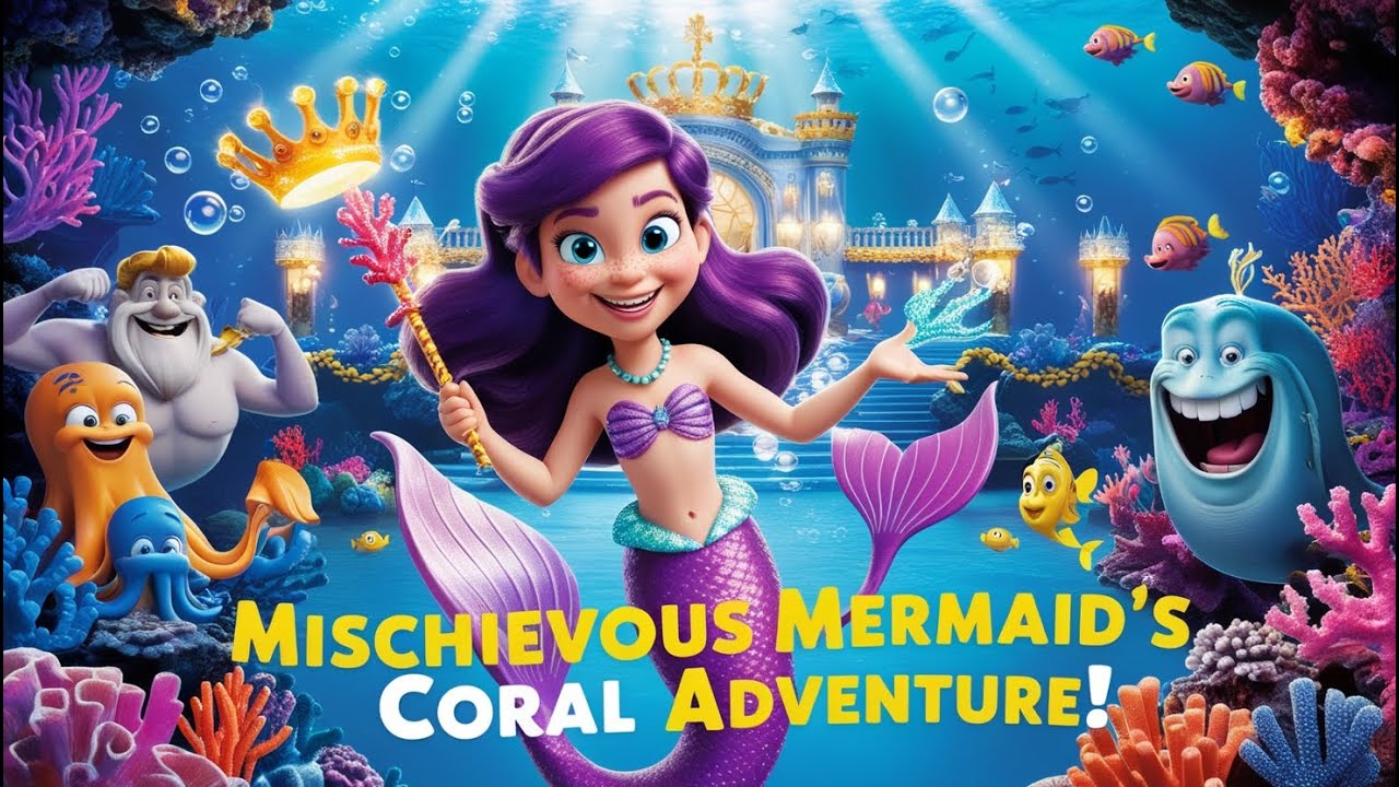 🌊 The Mischievous Mermaid and the Magical Coral Adventure! 🧜‍♀️🐠 ...