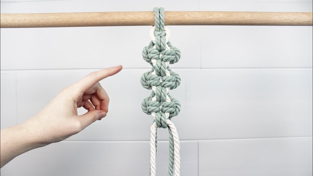 Aztec Sun Bar | MACRAME KNOT TUTORIAL - YouTube