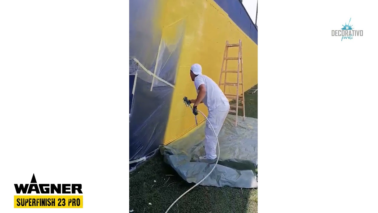 Wagner SF 23 PRO – Super Finish 23 PRO / Decorativo Pareti - YouTube