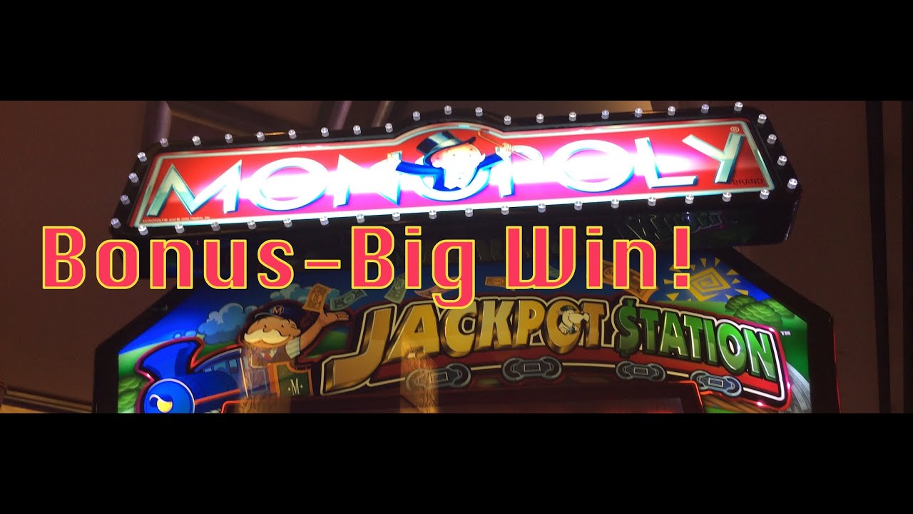 Monopoly Jackpot Station Slot Machine-BIG WIN! - YouTube