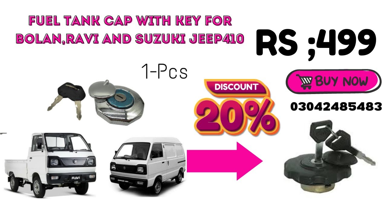Fuel tank cap with key for Bolan, Ravi and Suzuki Jeep410|SUZUKI RAVI ...