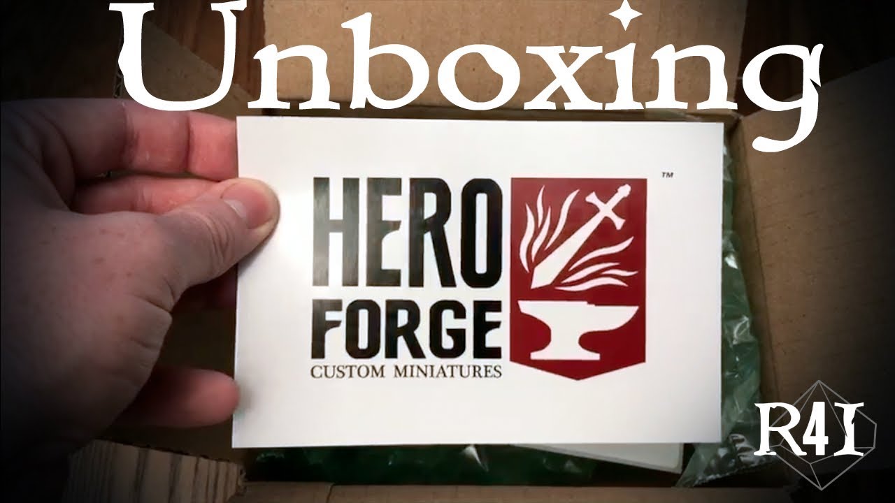 Hero Forge Unboxing New Premium Plastic - YouTube