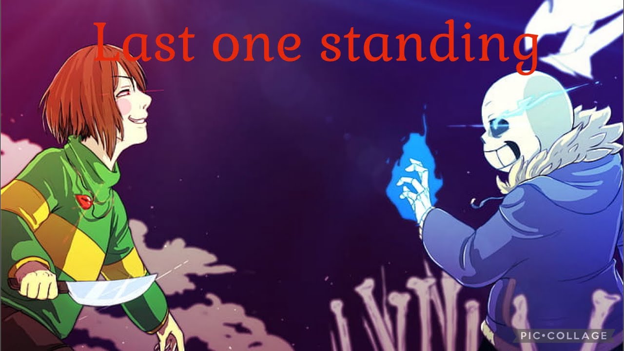 The last one standing (undertale genocide run) sans vs chara - YouTube