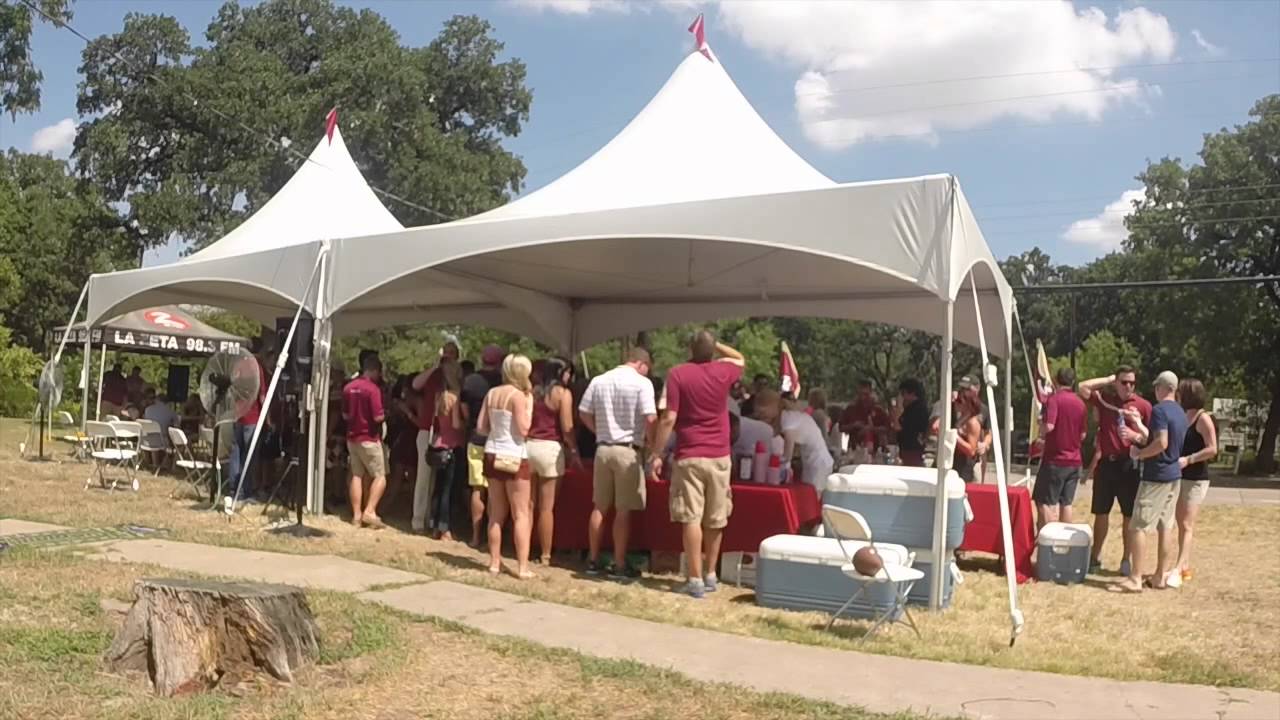 FSU Tailgate party Arlington Texas - YouTube