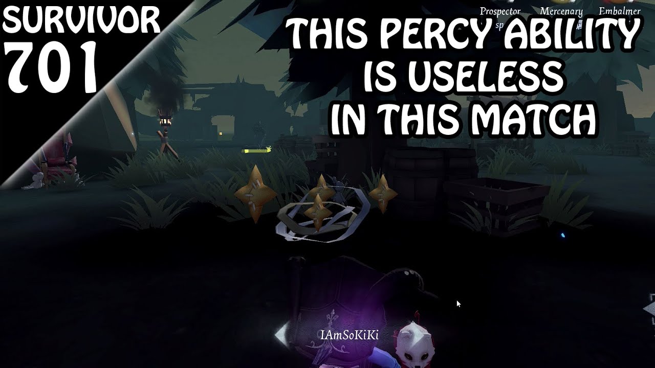 Most useless Percy Ability - Survivor Rank #701 (Identity v) - YouTube