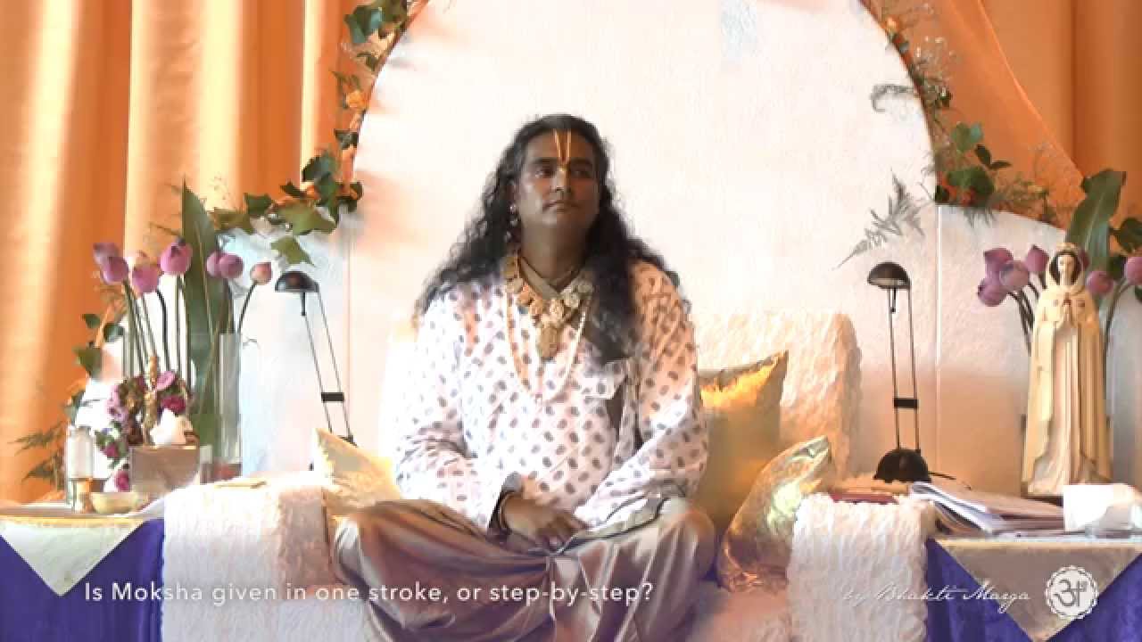 Is Moksha given in one stroke, or step-by-step? - YouTube