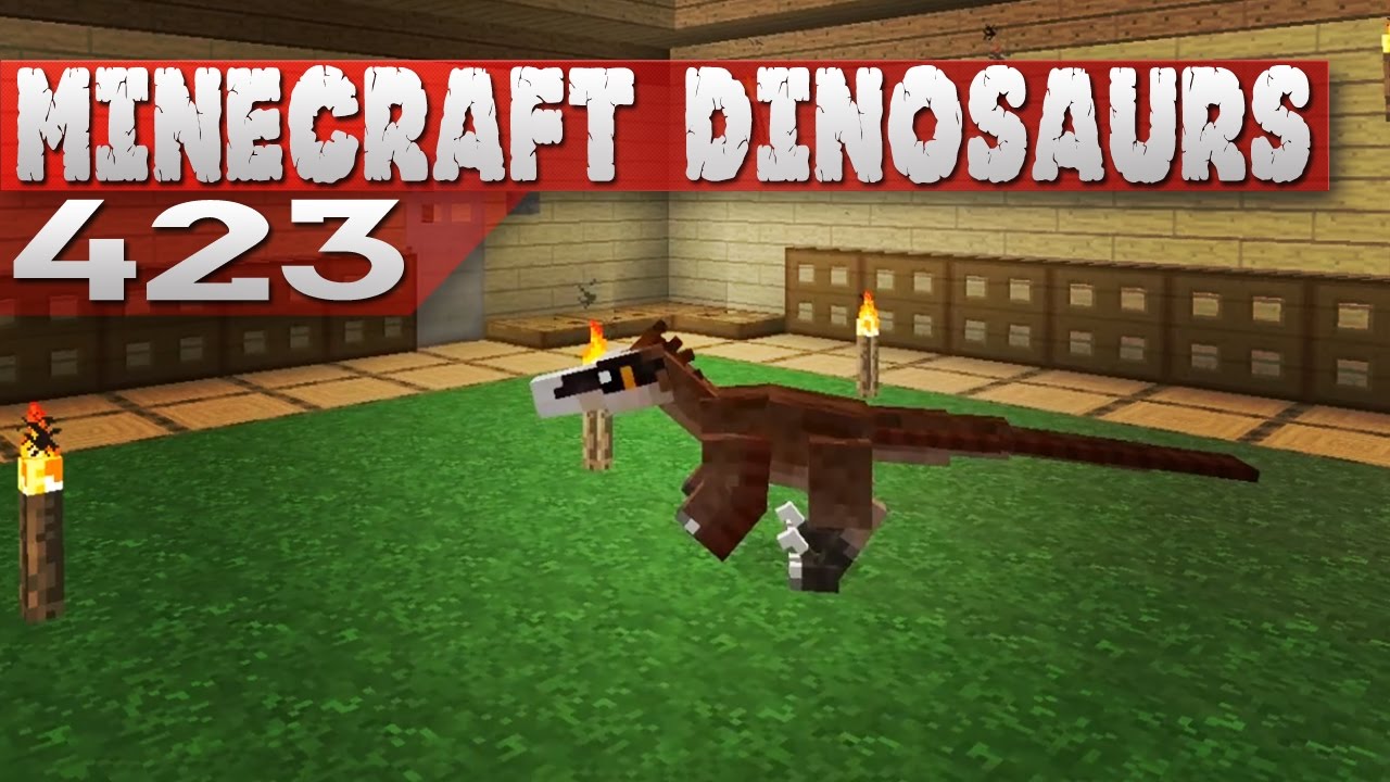 Minecraft Dinosaurs! || 423 || Raptor Troubles - YouTube
