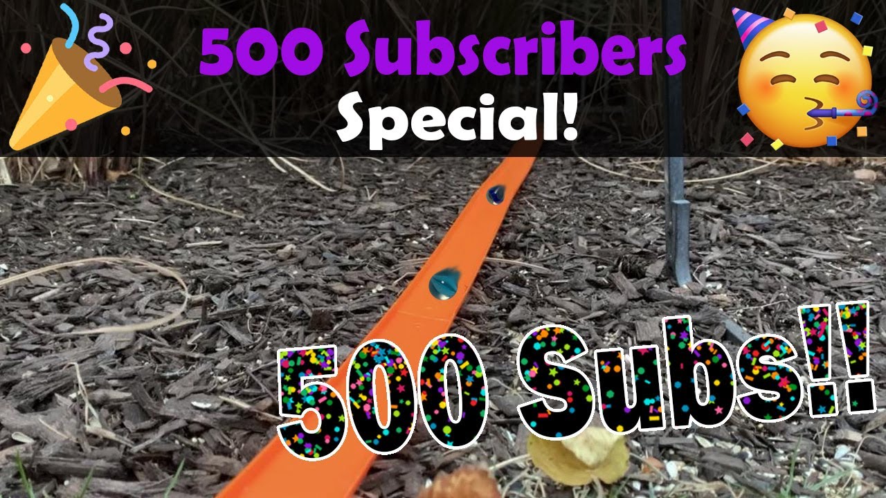 500 Marbles Garden Race | 500 Subscriber Special - YouTube