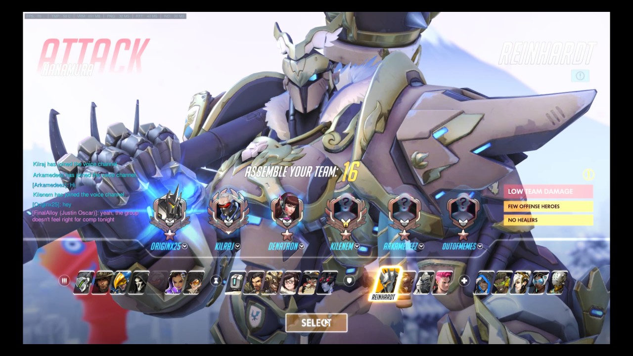 SR 3 Overwatch ~ No Audio when comp starts - YouTube