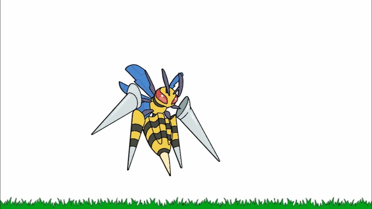 Sprite Mega Beedrill 13 Weedle 14 Kakuna 15 Beedrill And Mega Beedrill