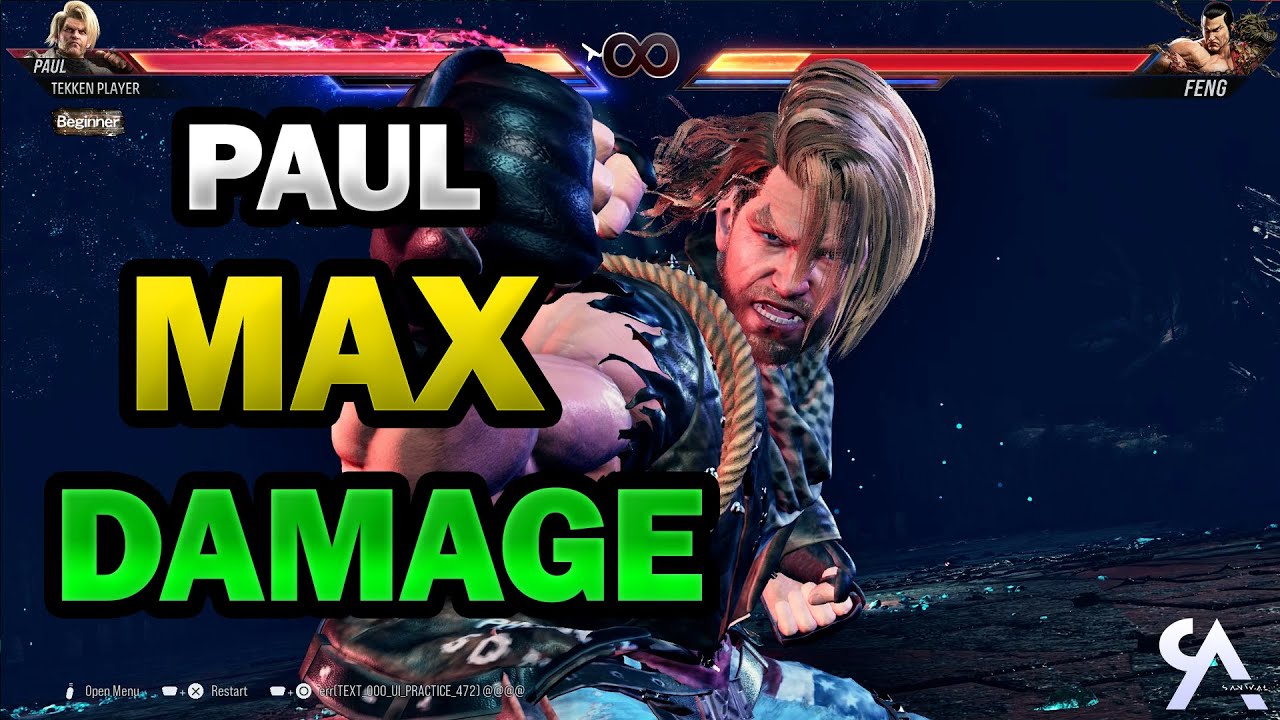TEKKEN 8 - Paul EASY Combos New Moves - YouTube