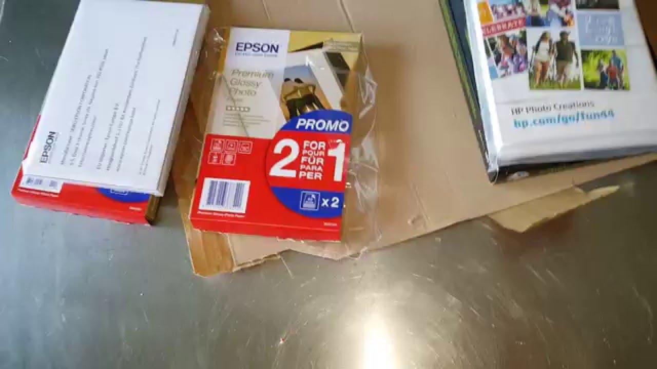 Epson carta fotografica professionale 10 x 15 hp - YouTube