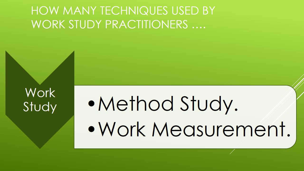 What Is Work Study ? - YouTube