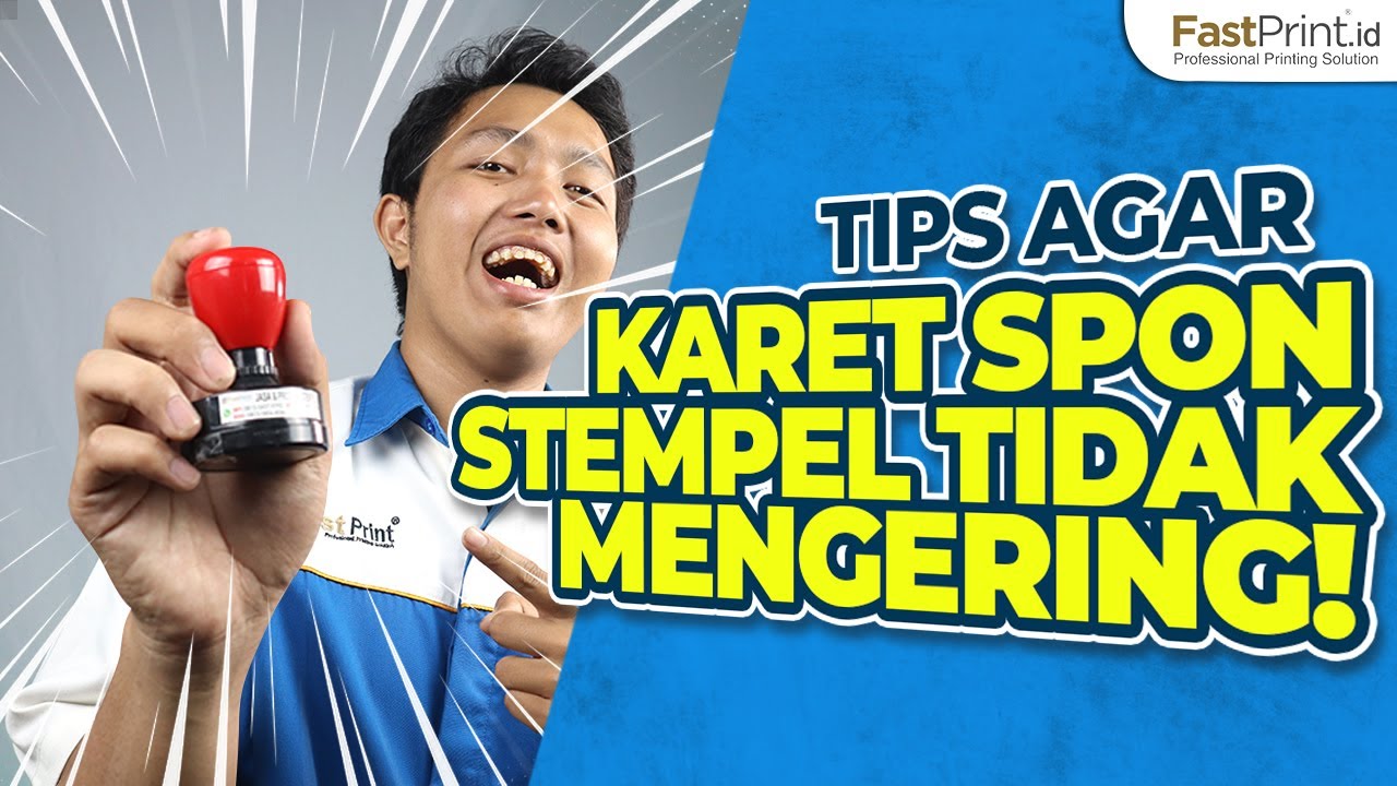 Tips Agar Karet Stempel Tidak Kering Saat Menggunakan Stempel Permanen ...