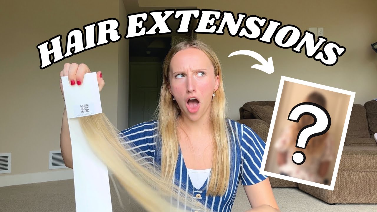HAIR EXTENSIONS Tutorial & Review (Full Shine Hair) & Fall Hairstyles ...