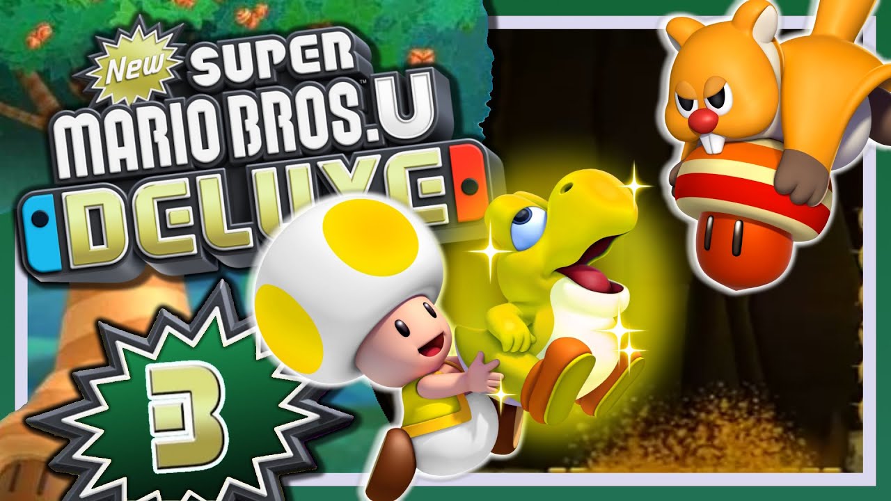 New Super Mario Bros. U Deluxe 🌰 - [Ep. 03] - Gelber Baby Yoshi bringt ...