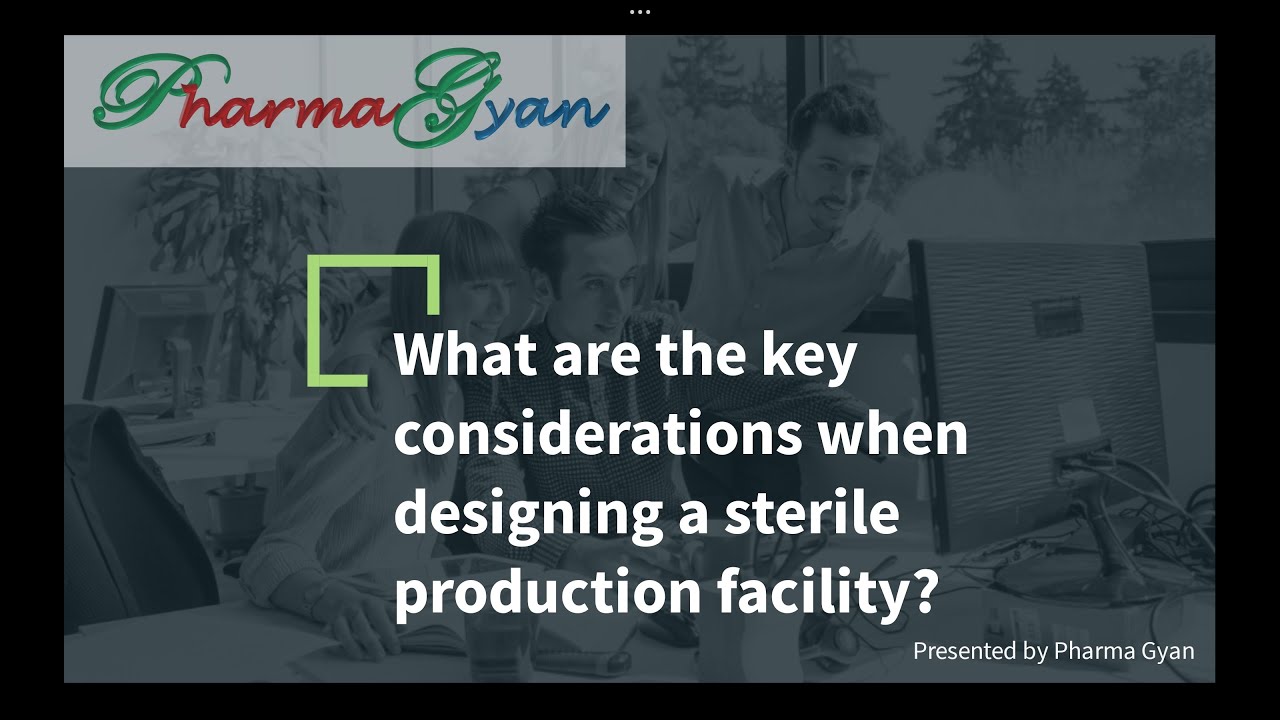 Key Considerations for clean room facility design in Aseptic Area - YouTube