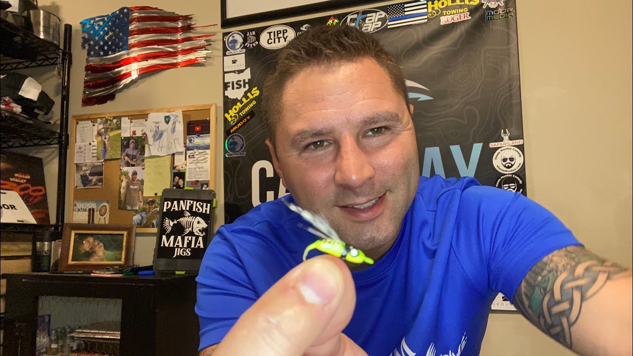 Pan Fish Mafia 1/32 OZ Chartreuse Panfish Ant Jig Review - YouTube