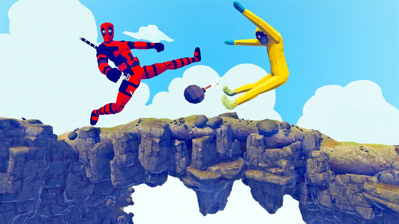 BATTLE ON THE STONE BRIDGE"DEADPOOL vs EVERY UNIT | TABS - Totally ...