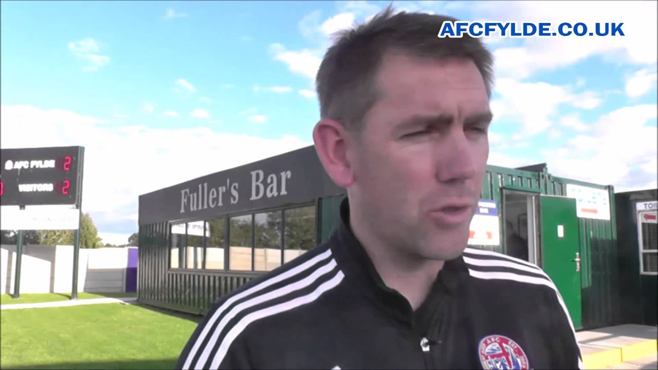 AFC FYLDE 2-2 TAMWORTH. Managers view, Dave Challinor. - YouTube