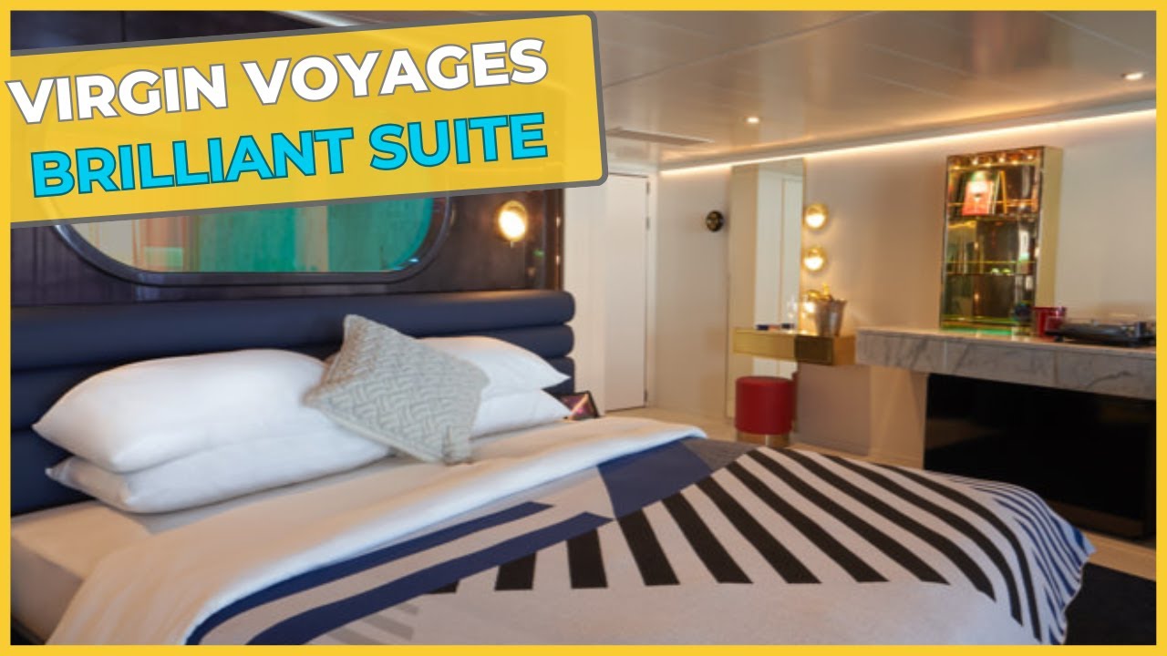 VIRGIN VOYAGES - Brilliant Suite - Rockstar Quarters - Resilient Lady ...