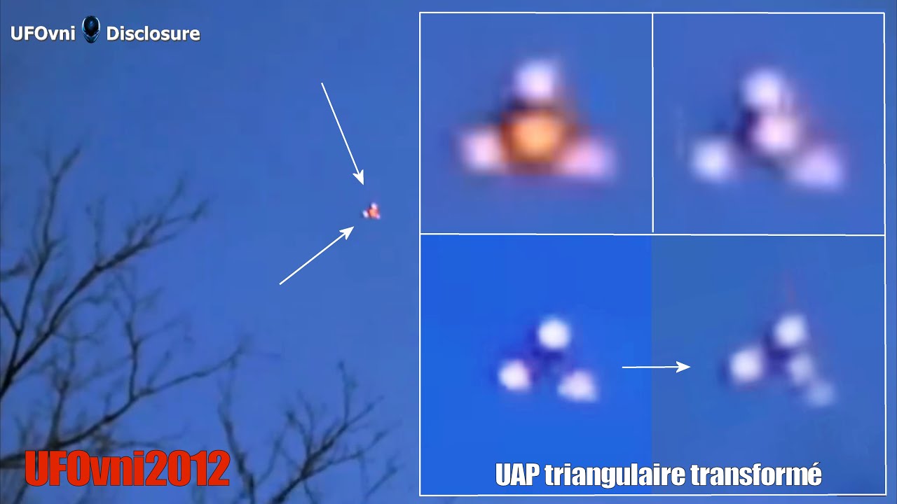 UAP triangulaire transformé au Canada ou en Amérique du Nord - YouTube