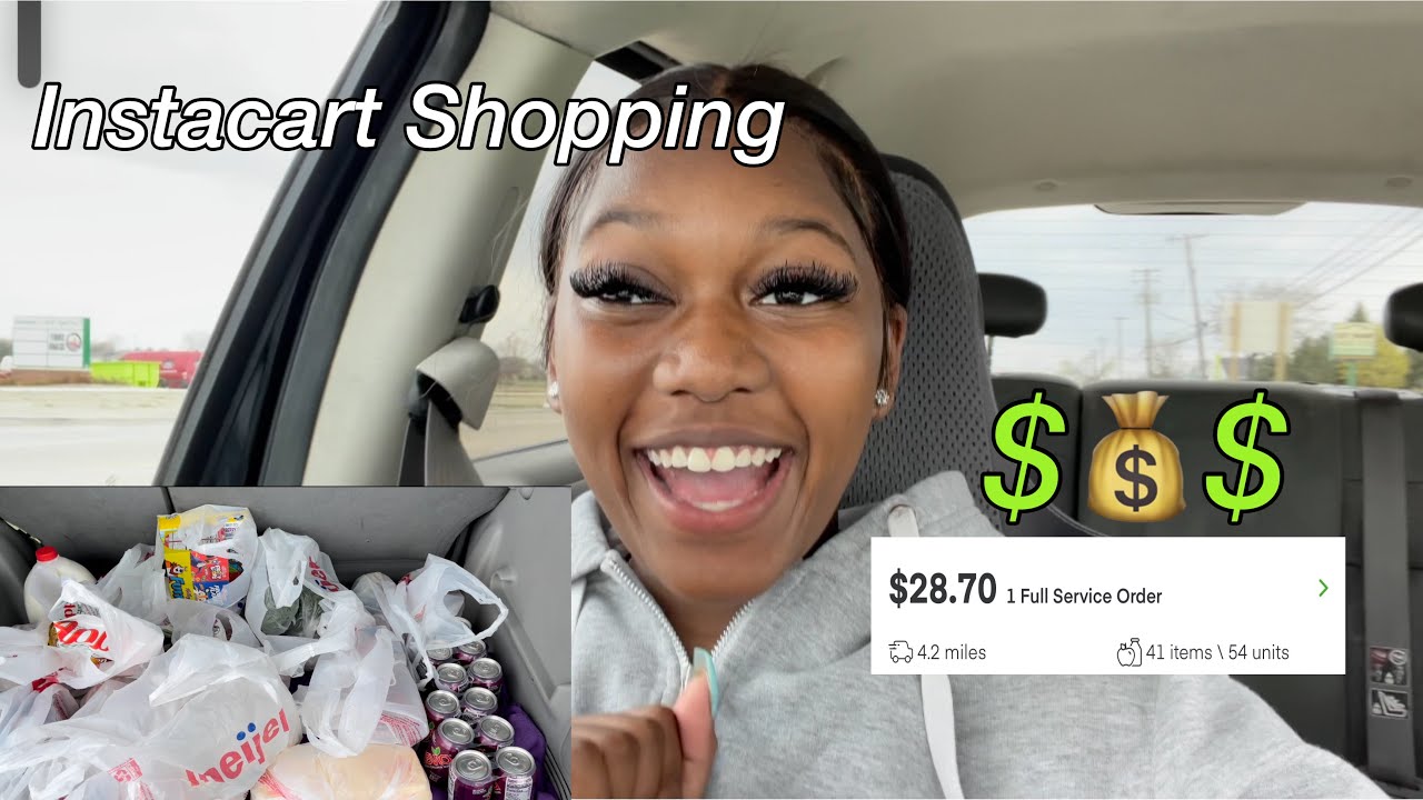 Day in the life of an Instacart shopper | ArmayaJoelle - YouTube