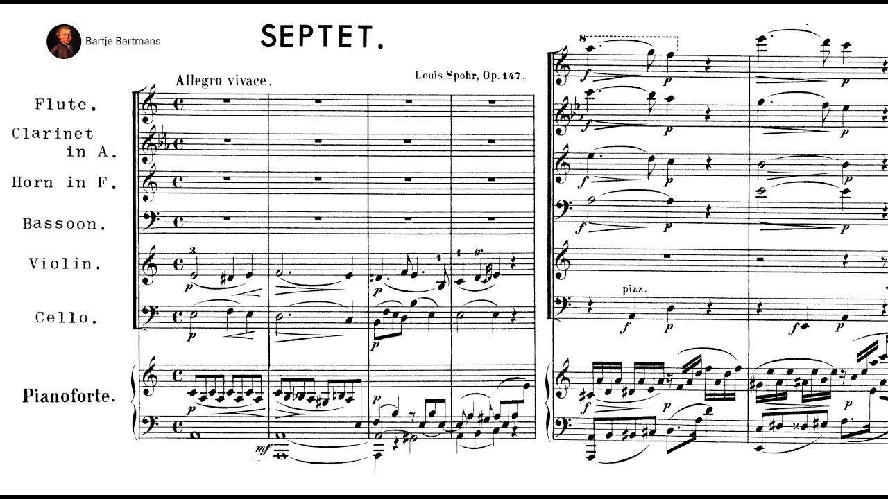 Louis Spohr - Septet in A minor, Op. 147 (1853) - YouTube