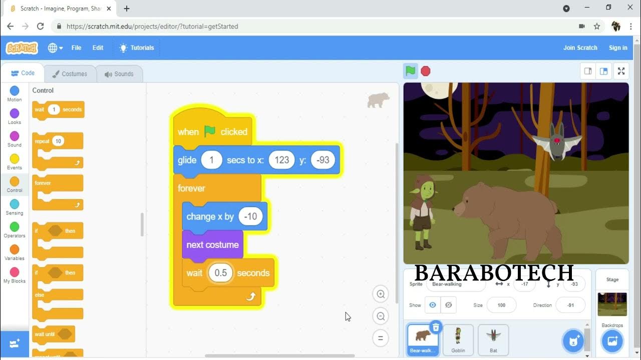Scratch Tutorial 4 - Animation - YouTube