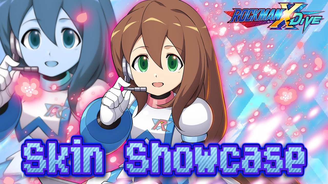 Iris Soul Eraser Dive Version Skin Showcase Mega Man X Dive Youtube