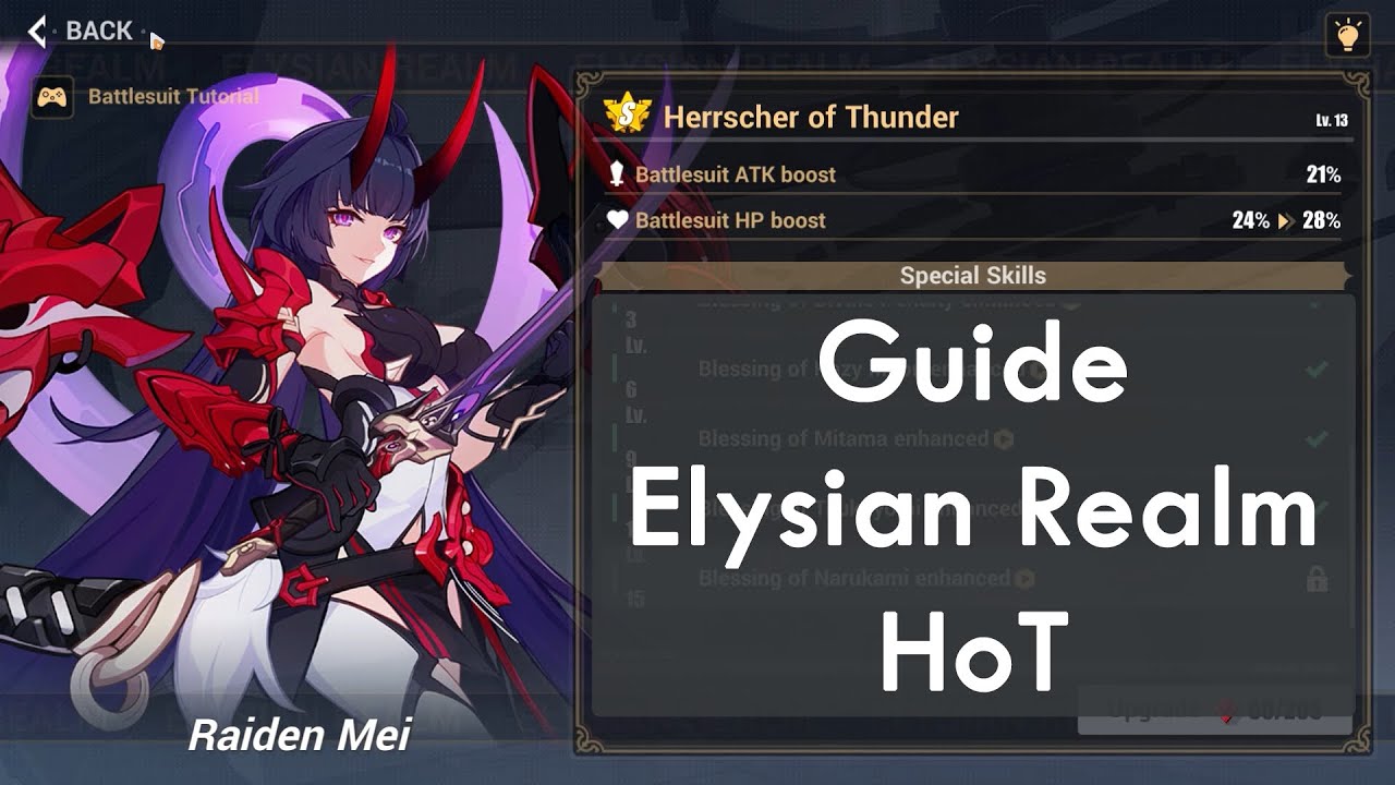 HoT ELYSIAN REALM with GUIDE || Honkai Impact 3rd - YouTube