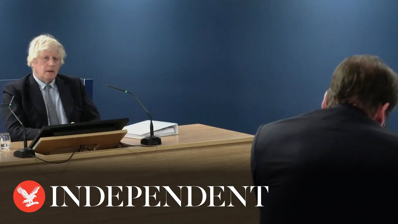 Covid inquiry: Scenes from Italy 'rattled' Boris Johnson - YouTube