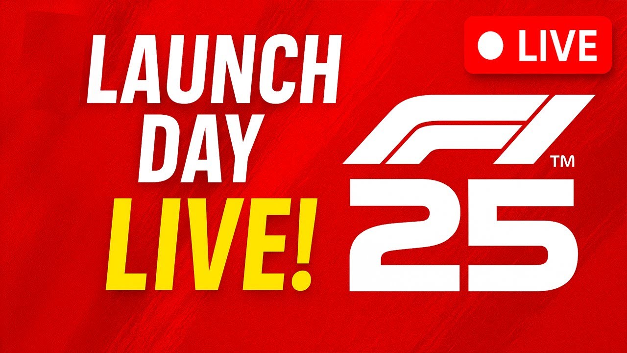 LIVE - F1 25 LAUNCH PARTY! Full Gameplay & First Impressions - YouTube