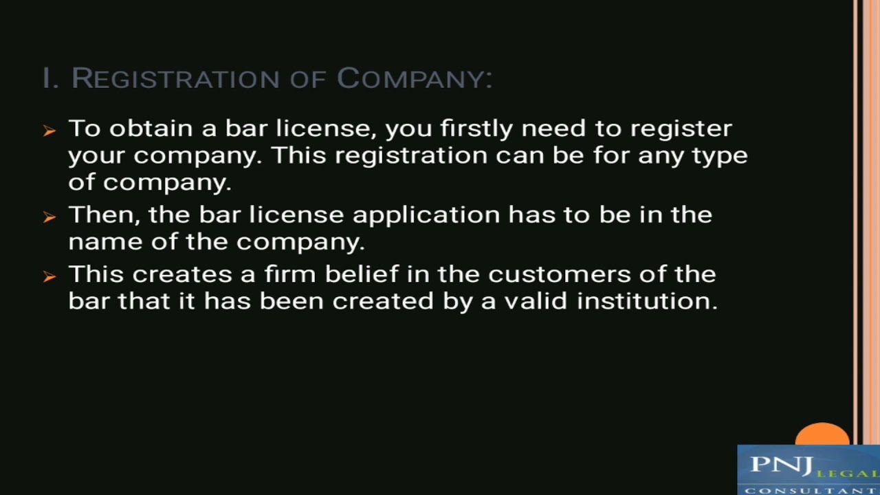 Bar License services | bar license agent | bar approval professional ...