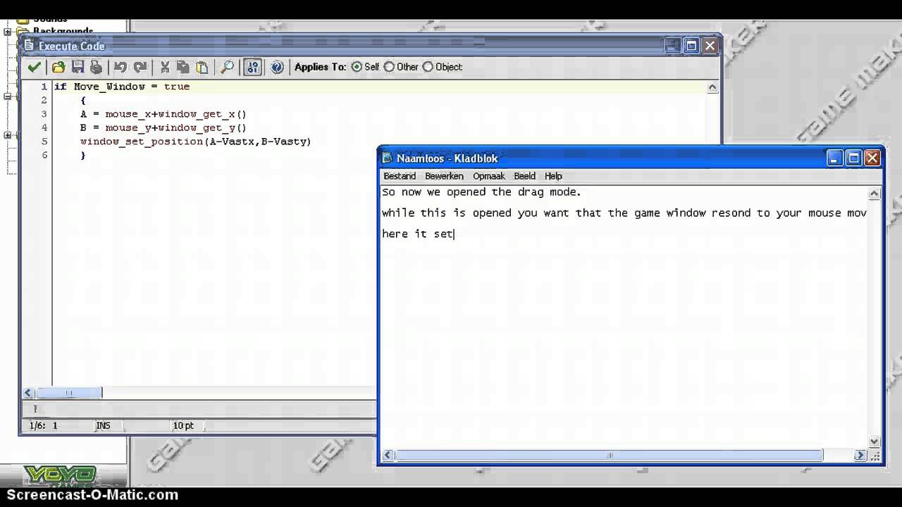 Game Maker Move Game Window Part-2 - YouTube