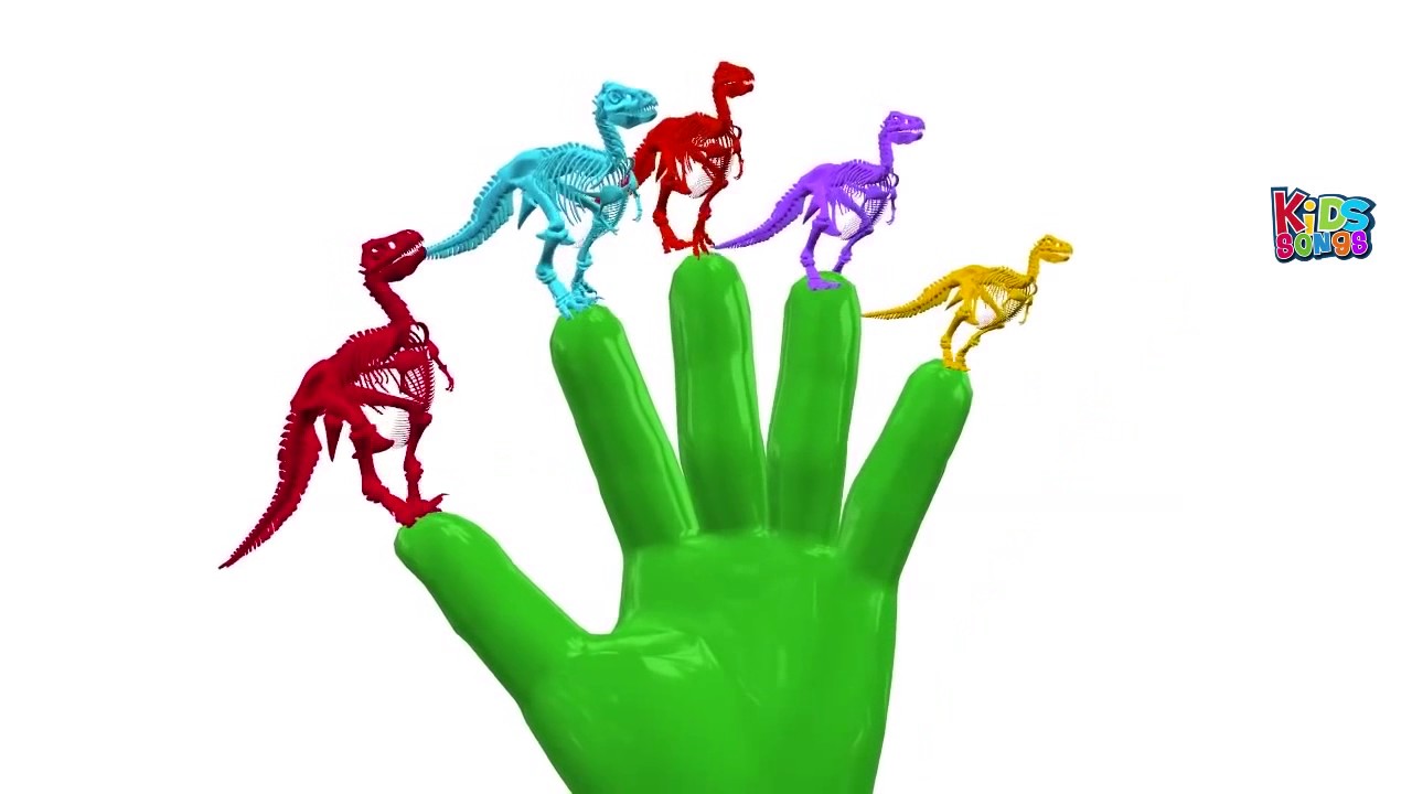 dinosaurs finger Cartoon kids - YouTube