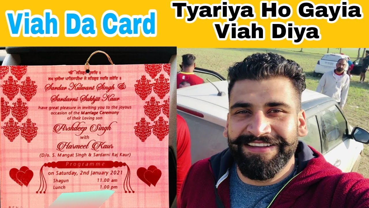 Tyariya Ho Gayia Viah Diya - Arsh Chohla Sahib - YouTube