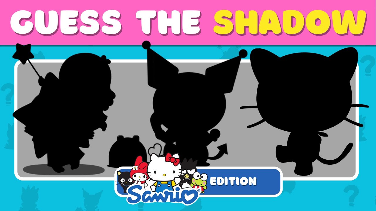 🎀🌟 Guess The Shadow: Sanrio Edition 🖤 🐸 - YouTube