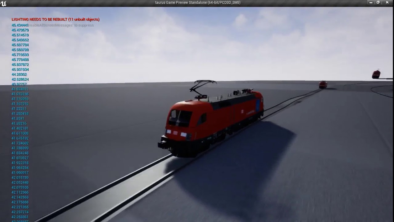 Unreal engine train physics its possible!!!! - YouTube